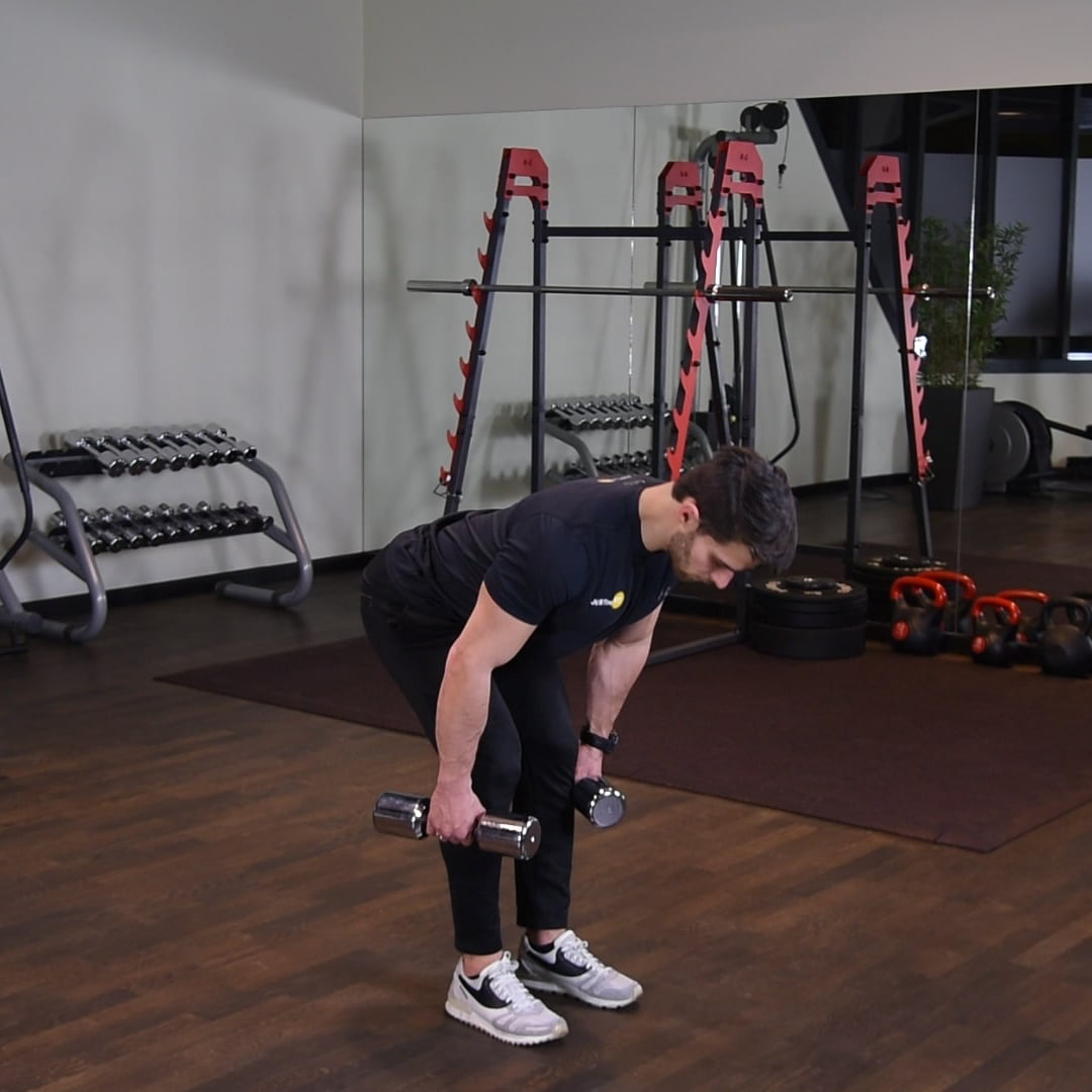 RDL z hantlami - Zobacz wideo instruktażowe, wskazówki i błędy!