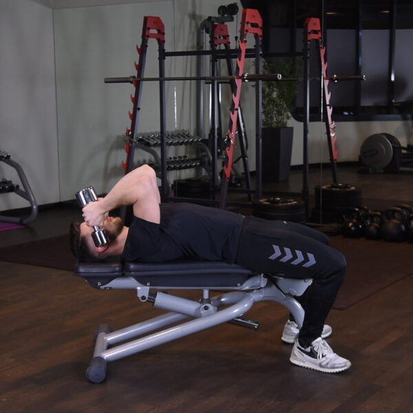 Wyciskanie francuskie z hantlami - od Just be FIT - Zobacz wideo!