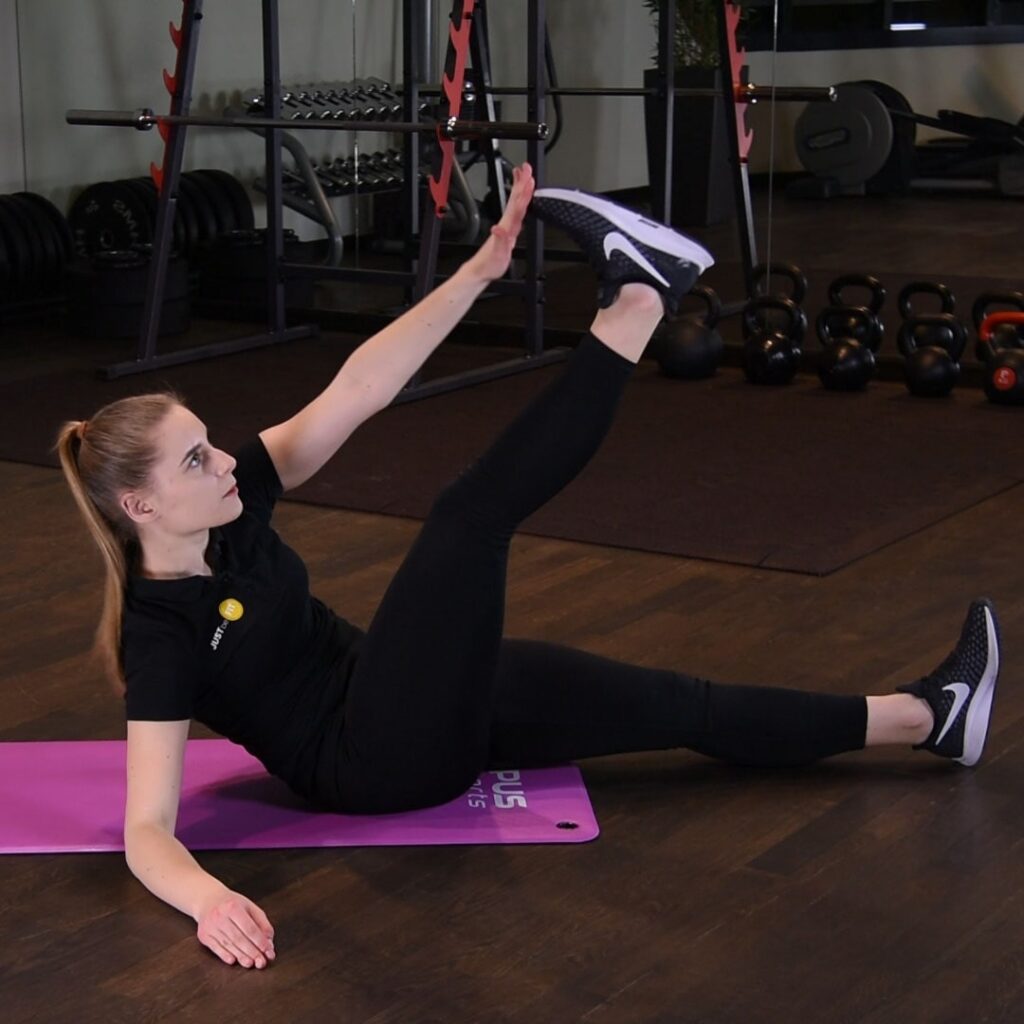 Cross toe touch dla kobiet - Just be FIT